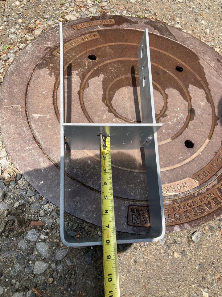 Simpson Strong-Tie CB7 1/8-7 Column Base 60994 Made In U.S.A. Gray 7-1/ ...