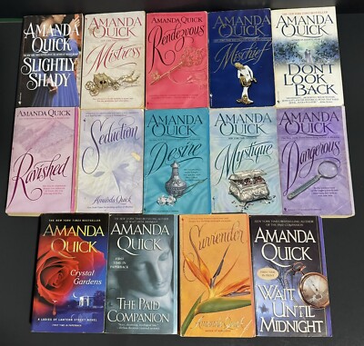 14 Amanda Quick Books- titles listed and books pictured | eBay