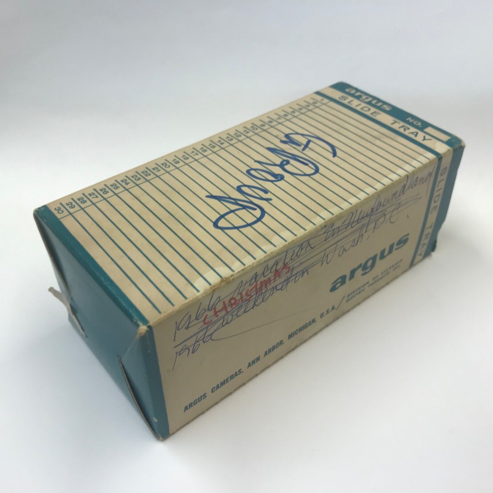 Argus Slide Projector 30 Slide Tray #2401 in Original Sleeve | eBay