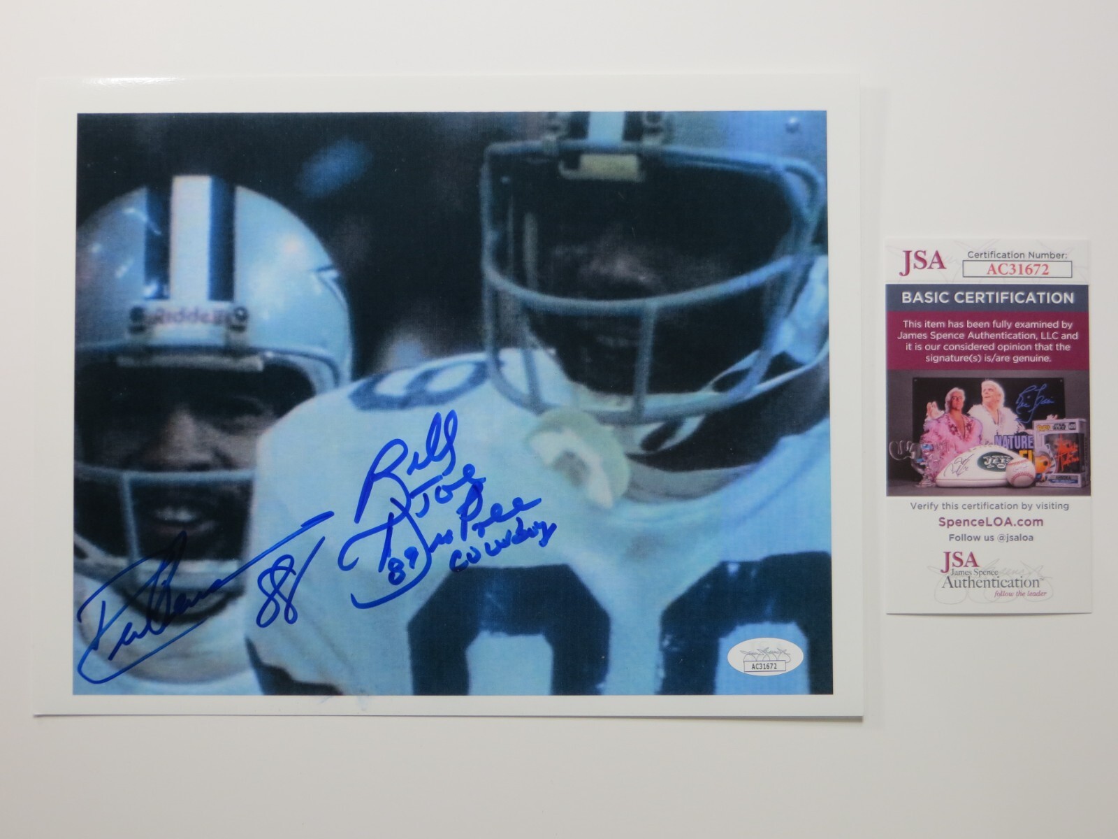 Drew Pearson Autographed Memorabilia | Signed Photo, Jersey ...