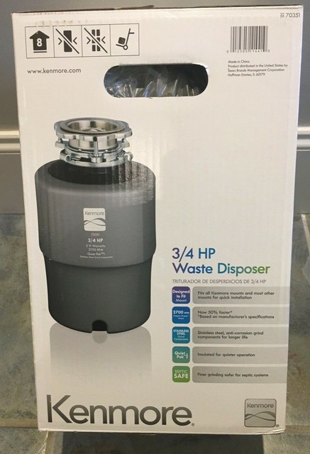 Kenmore 3/4 HP Waste Disposer 70351 - Garbage Disposal (Gray) | eBay