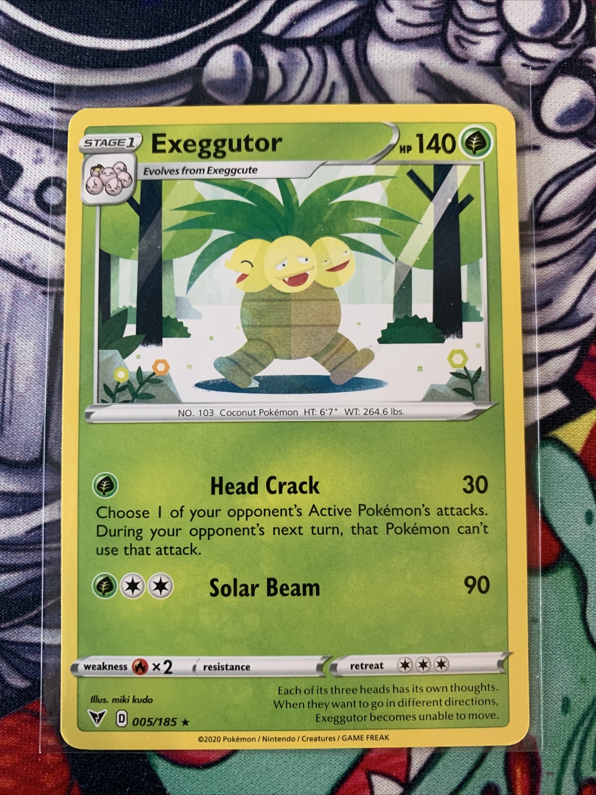 Exeggutor - 005/185 - Vivid Voltage- Non Holo Rare - Pokemon TCGNM/M ...