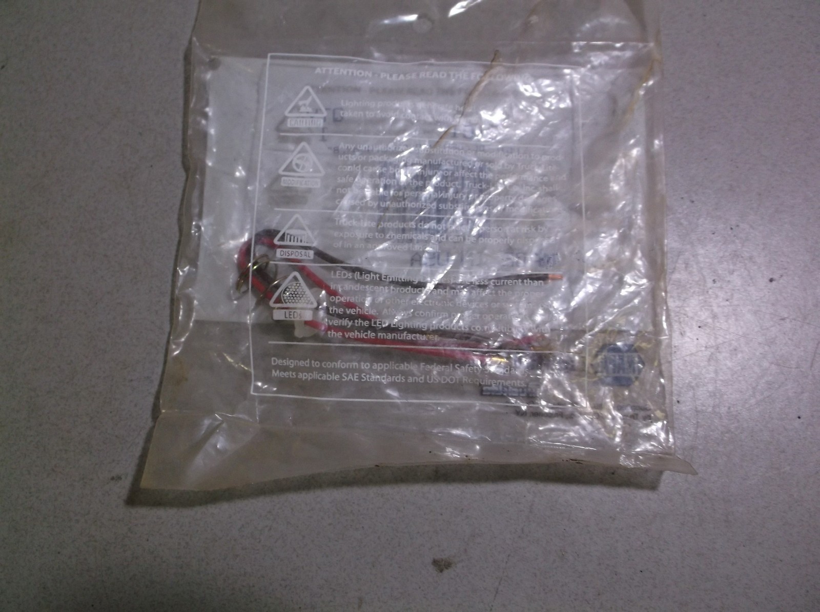 NEW Napa 9101 TGTL-DC SPRG WSHR 8" Wiring Pigtail *FREE SHIPPING* | eBay