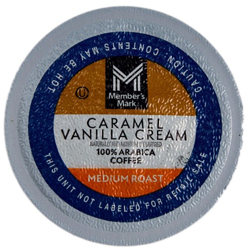 Member's Mark Caramel Vanilla Cream Coffee Medium-Roast, Keurig K-Cup ...