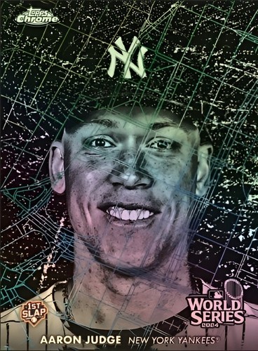 2025 Topps Chrome Aaron Judge World Series @Night FOIL *PRINT PROOF ...