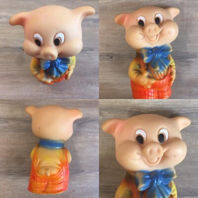 Rare Vintage Soviet Rubber Toy Pig (Made in USSR) | eBay