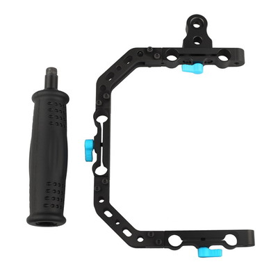 FOTGA DP3000 M1 Top Handle Grip + C-Shape Support Bracket Cage for 15mm ...