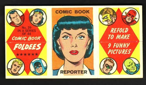 1966 TOPPS COMIC BOOK FOLDEE 39 COMIC BOOK REPORTER | eBay