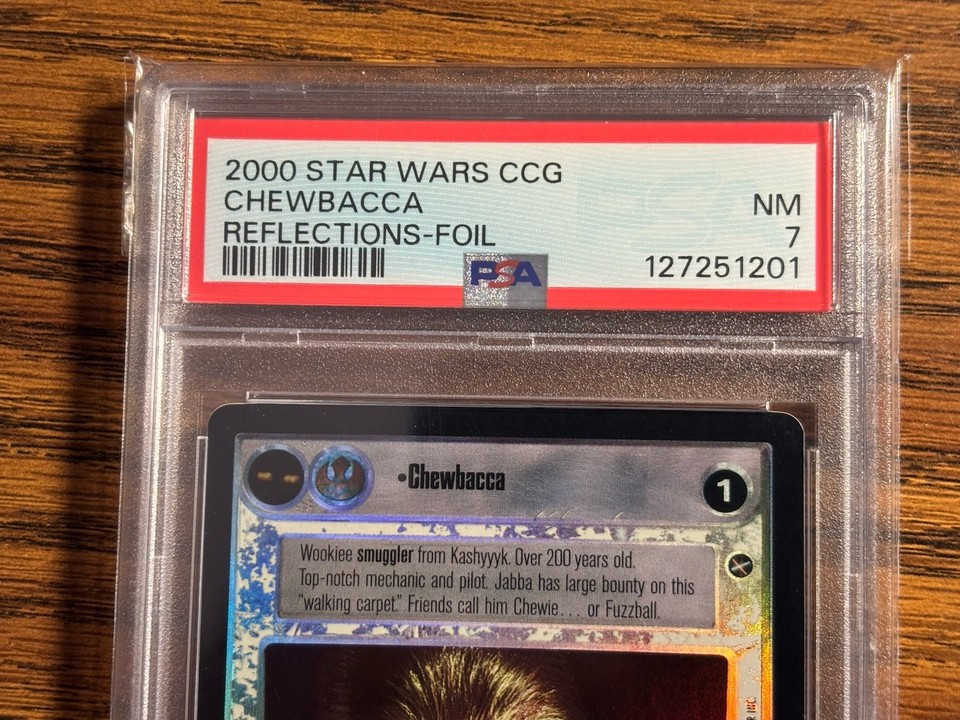 2000 Star Wars ~ Reflections-Foil ~ Chewbacca ~ PSA 7 NM | eBay