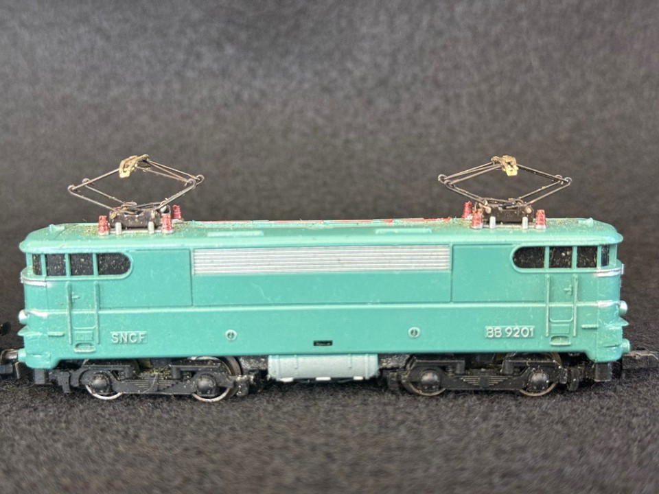 N SCALE ARNOLD RAPIDO SNCF BB 9201 ELECTRIC LOCO Aqua Green (Lot of 3 ...