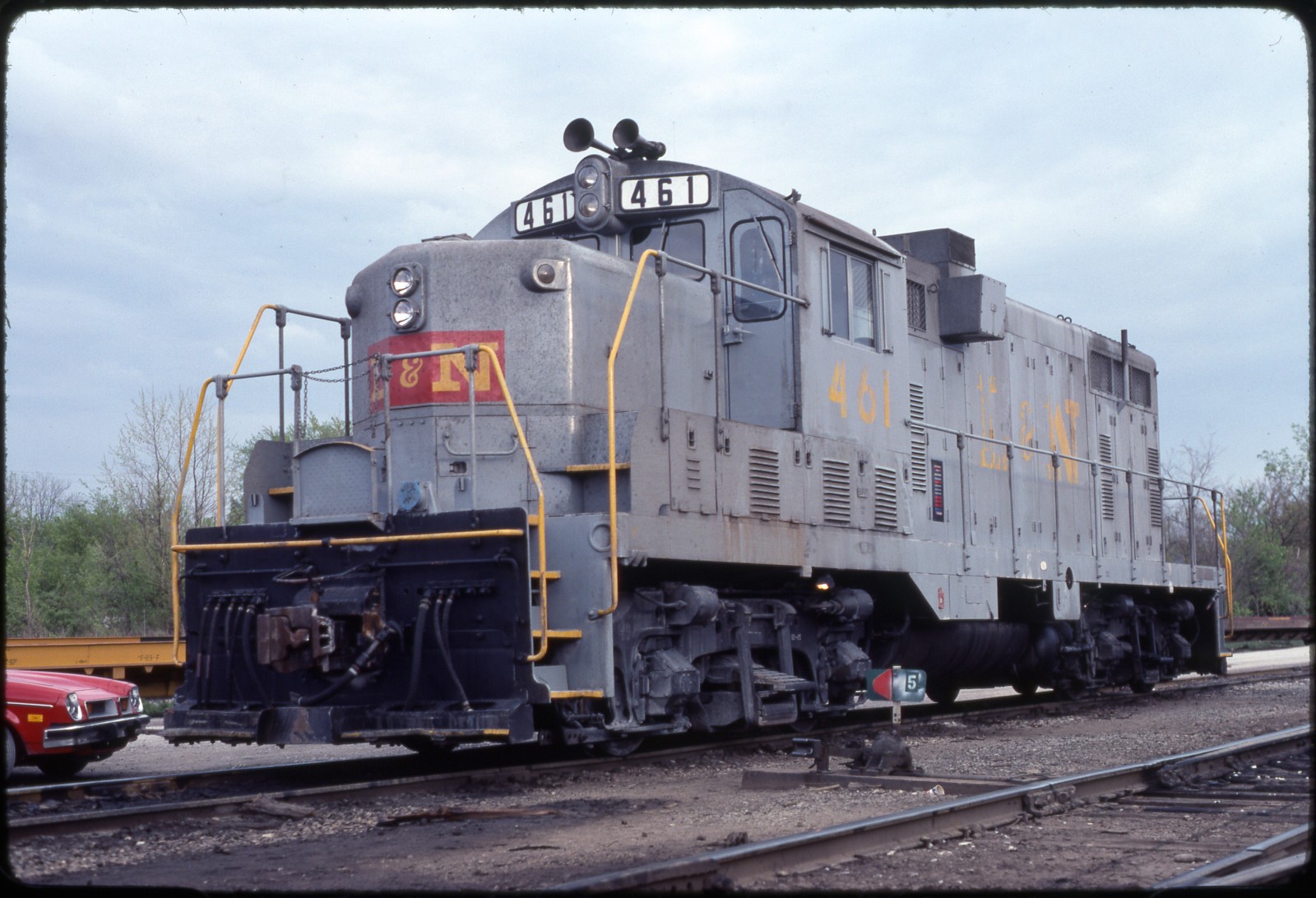 Original Railroad Slide: Louisville & Nashville L&N 461 Square Corner ...
