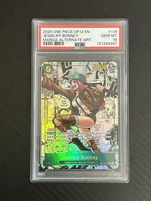 2025 ONE PIECE LEGACY OF THE MASTER MANGA ALT ART #118 JEWELRY BONNEY ...