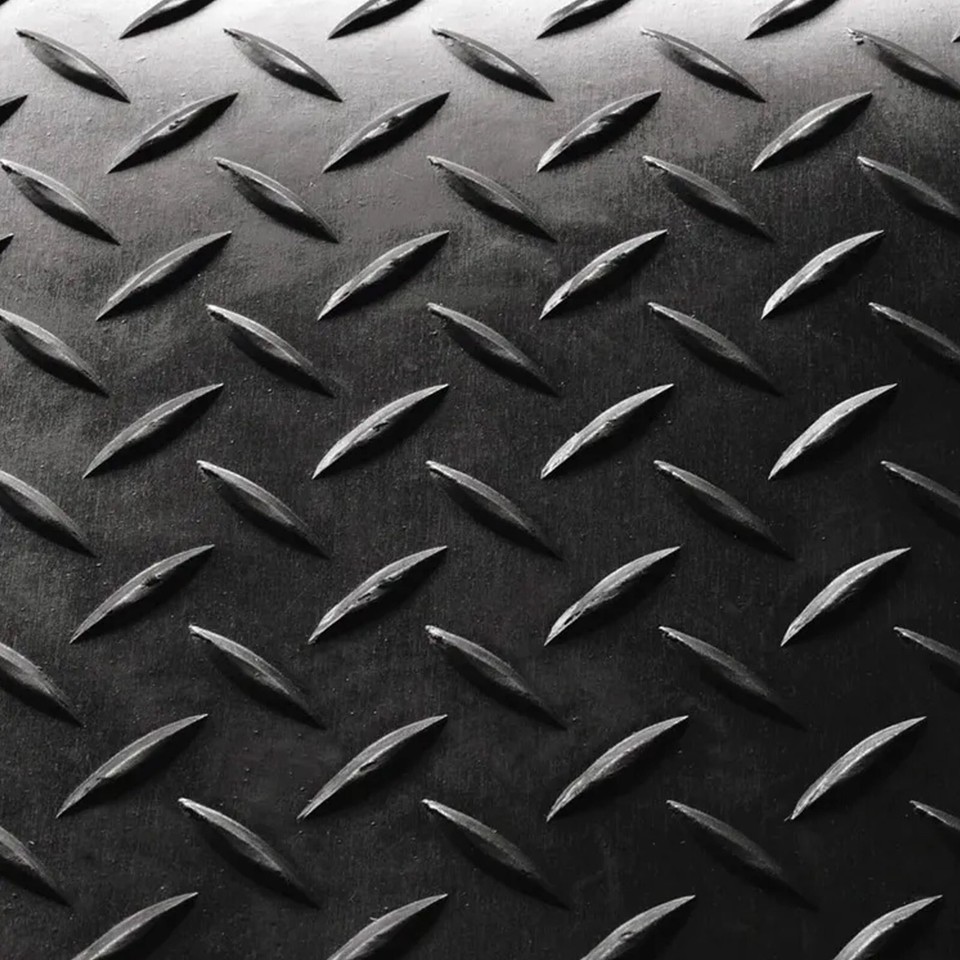 Rubber Matting Anti-Slip Anti Shock Checker Durable Flooring (3mm 5mm ...