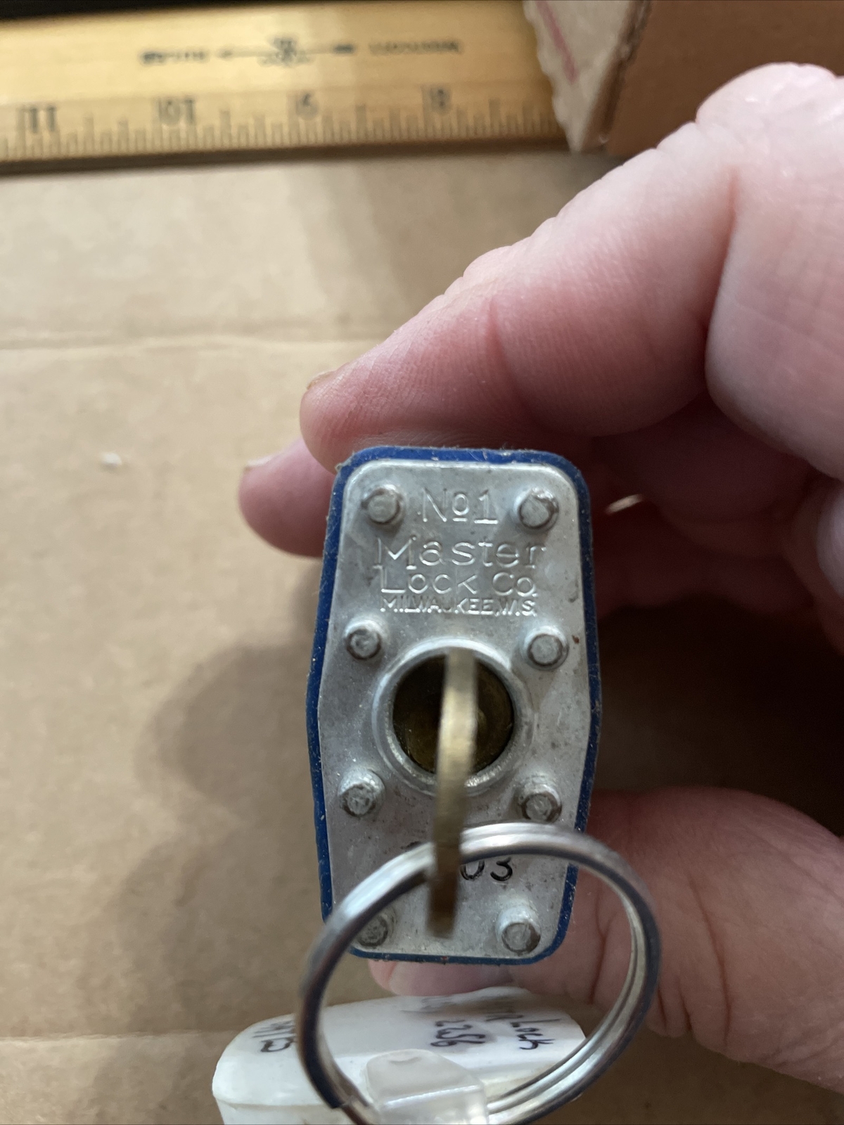 Master Lock Commercial Padlock No1 With 1 Key Heavy Duty See Photos #2 ...