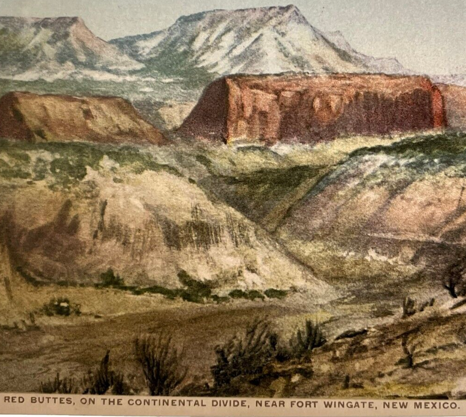 Red Buttes, Fort Wingate, New Mexico, vintage postcard | eBay
