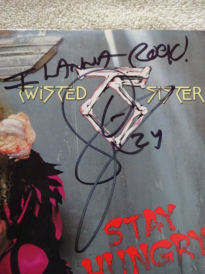 Twisted Sister Dee Snyder signed / autographed "Stay Hungry" Album / LP ...