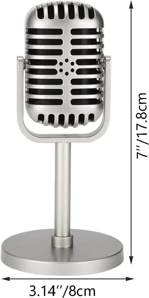 Microphone Vintage Look Old Style Dynamic Vocal Classic Retro Studio ...