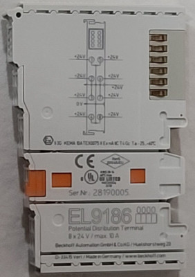 Beckhoff EL9186 Potential Distribution Terminal | eBay
