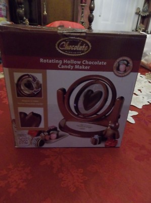Nostalgia Chocolate Electronics Rotating Hollow Chocolate Candy Maker ...