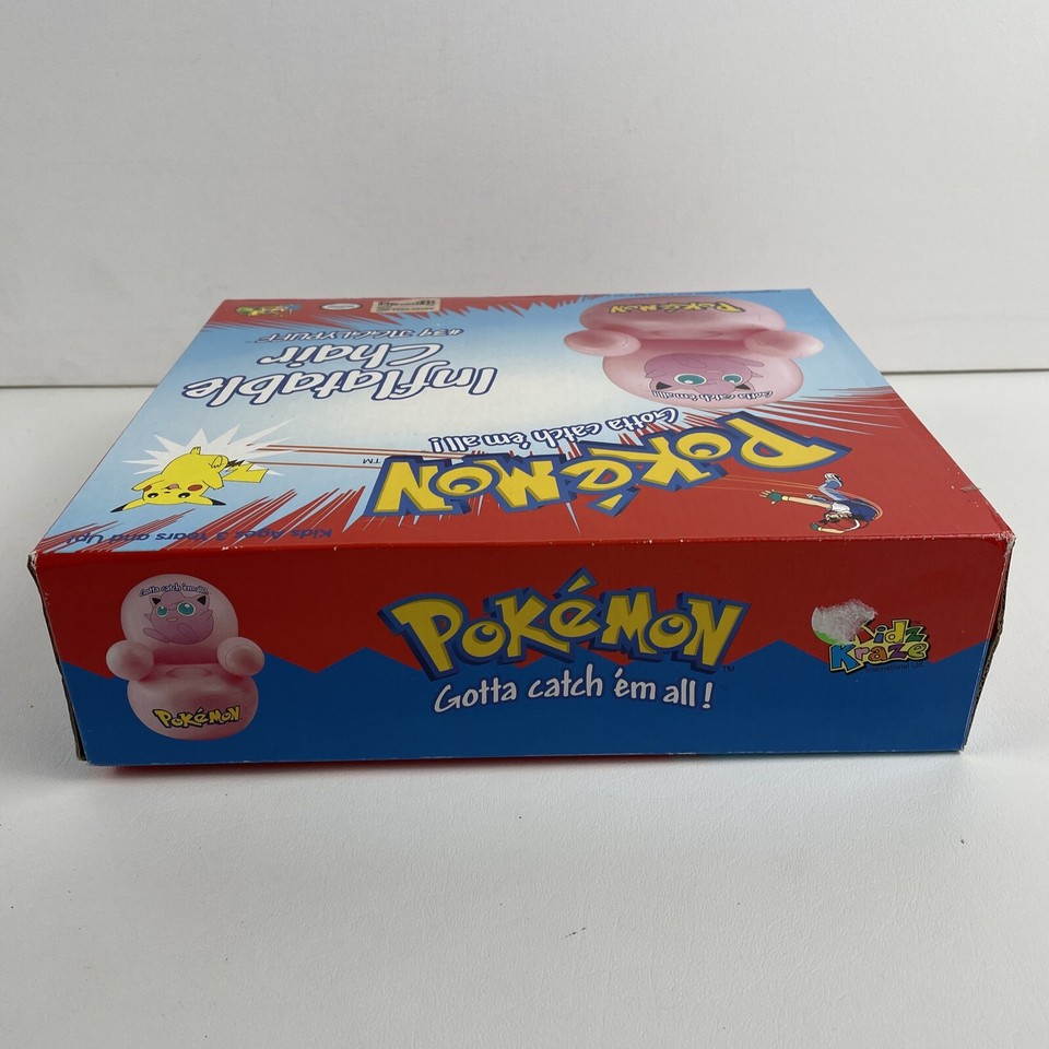 🔥Pokemon Inflatable Chair #39 JigglyPuff VTG 1999 Nintendo BRAND NEW ...