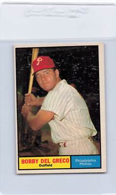 1961 Topps #154 Bobby Del Greco Phillies EX *10518 | eBay
