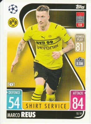 ⚽ MARCO REUS 2001 Topps Attax # SS 19 UEFA soccer card BORUSSIA ...
