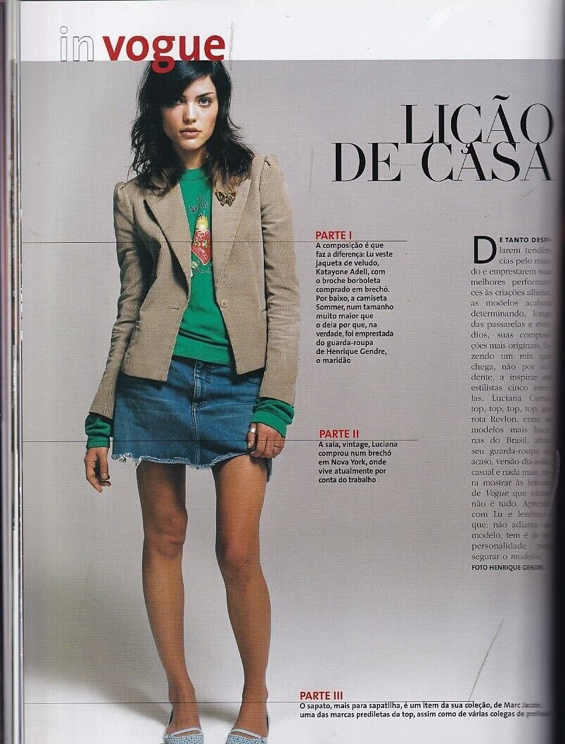 VOGUE BRAZIL 2002 FERNANDA TAVARES DANIELA SARAHYBA KATE MOSS GISELE ...