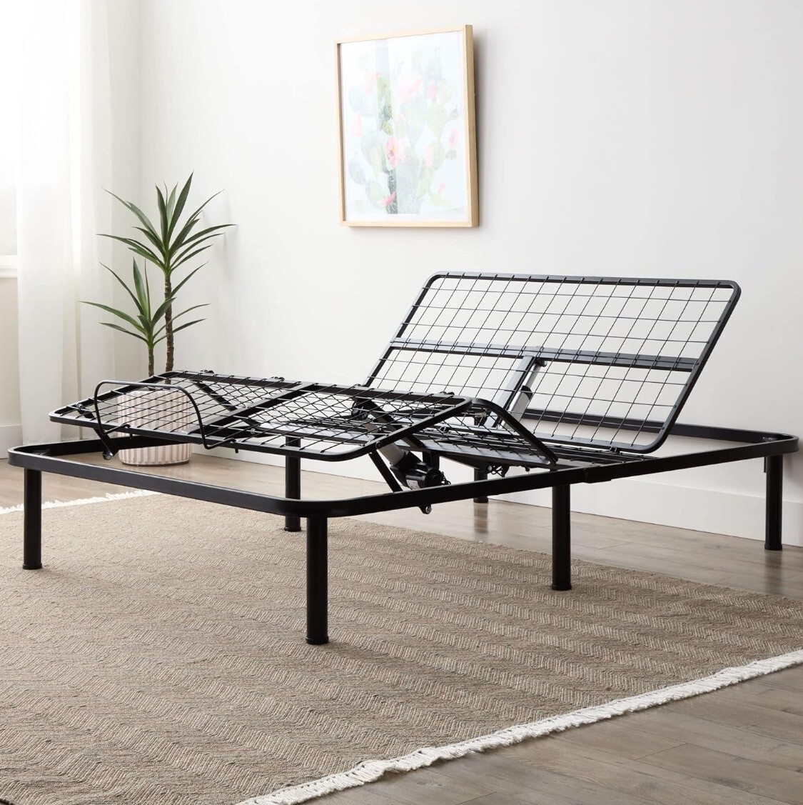 Linenspa Adjustable Base - Bed Frame with Independent Head and Foot ...