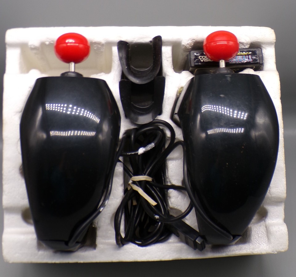 1983 vintage COLECOVISION Super Action CONTROLLER Set w/ BOX accessory ...