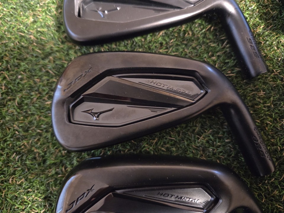 MIZUNO JPX 925 HOT METAL BLACK IRON SET 5-PW HEADS ONLY 355 TAPER TIP ...