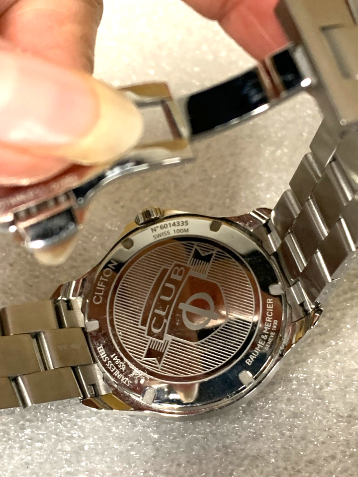 Baume Mercier Clifton Club Watch Model MOA10412 - Excellent Condition ...