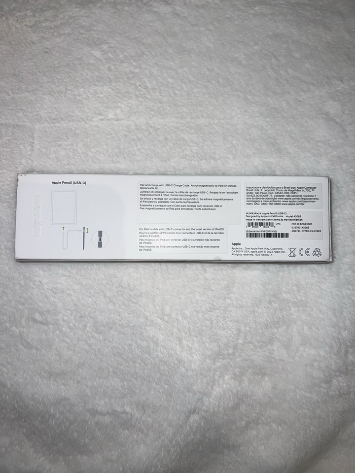 NEW White Apple Pencil USB-C Model A3085 | eBay