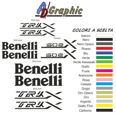 kit adesivi adesivo Stickers decal sticker compatibile benelli trk 502 ...