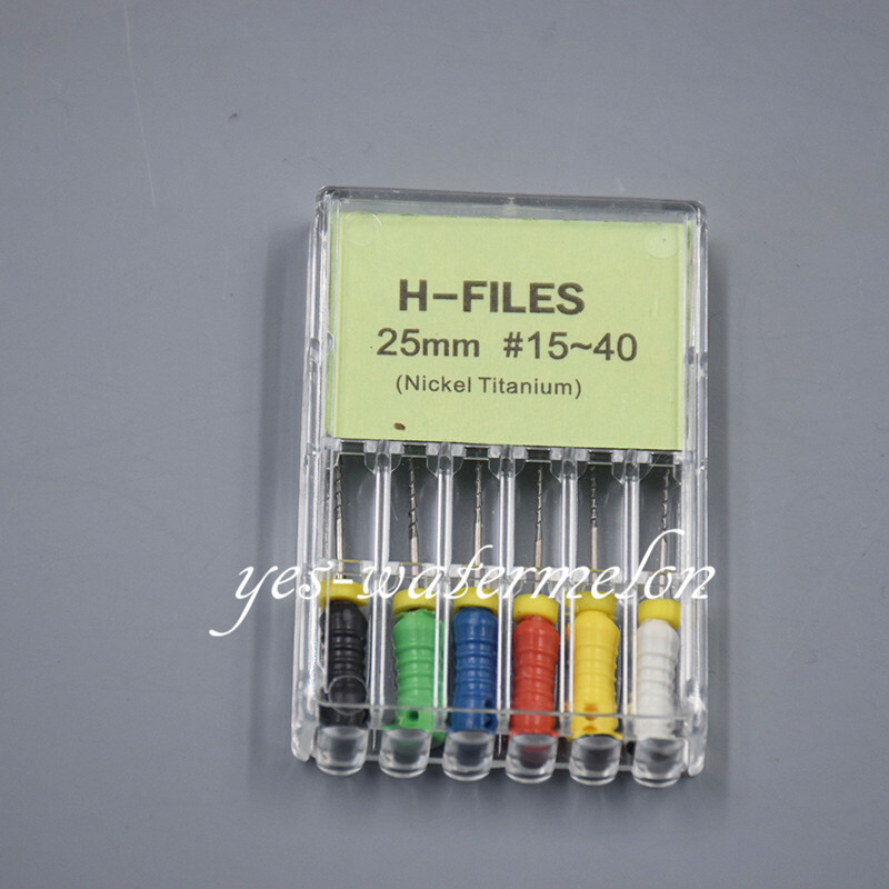 1 Pack Dental REAMERS Hand Use File NITI K/H-FILES 21/25mm Root Canal ...