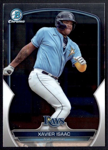 Xavier Isaac 2023 Bowman Chrome Prospects Rookie Card #BCP-157 Tampa ...