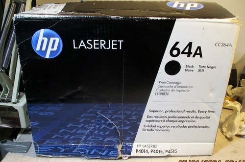 HP CC364A 64A Black Laser Toner Cartridge NEW OEM | eBay
