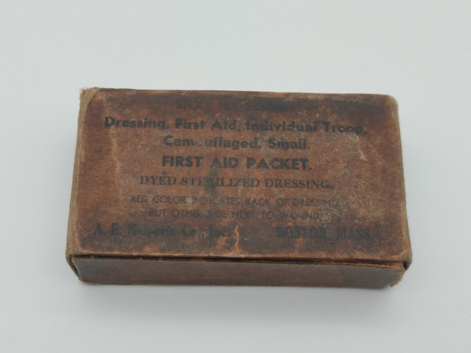 Vintage WW2 Small First Aid Field Packet by A.E. Halperin Co. Inc Waxed ...
