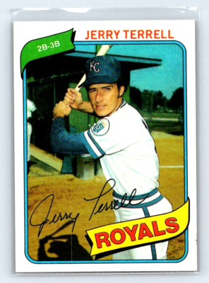 1980 MLB Topps Jerry Terrell #98 Kansas City Royals 80-T-BBC | eBay