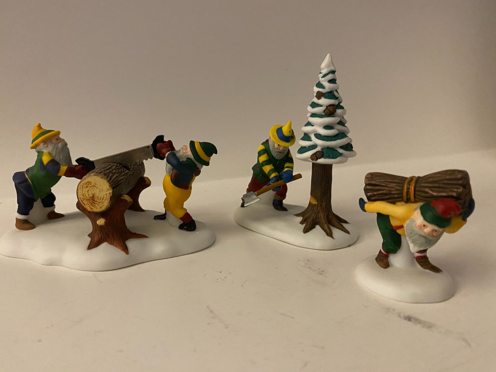 Dept 56 Woodsmen Elves North Pole Heritage Village Collection 56308 | eBay