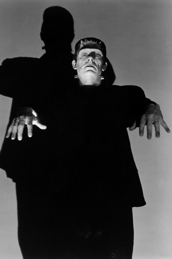 Glenn Strange As Frankenstein 24X18 Poster Classic Image Casting Shadow ...