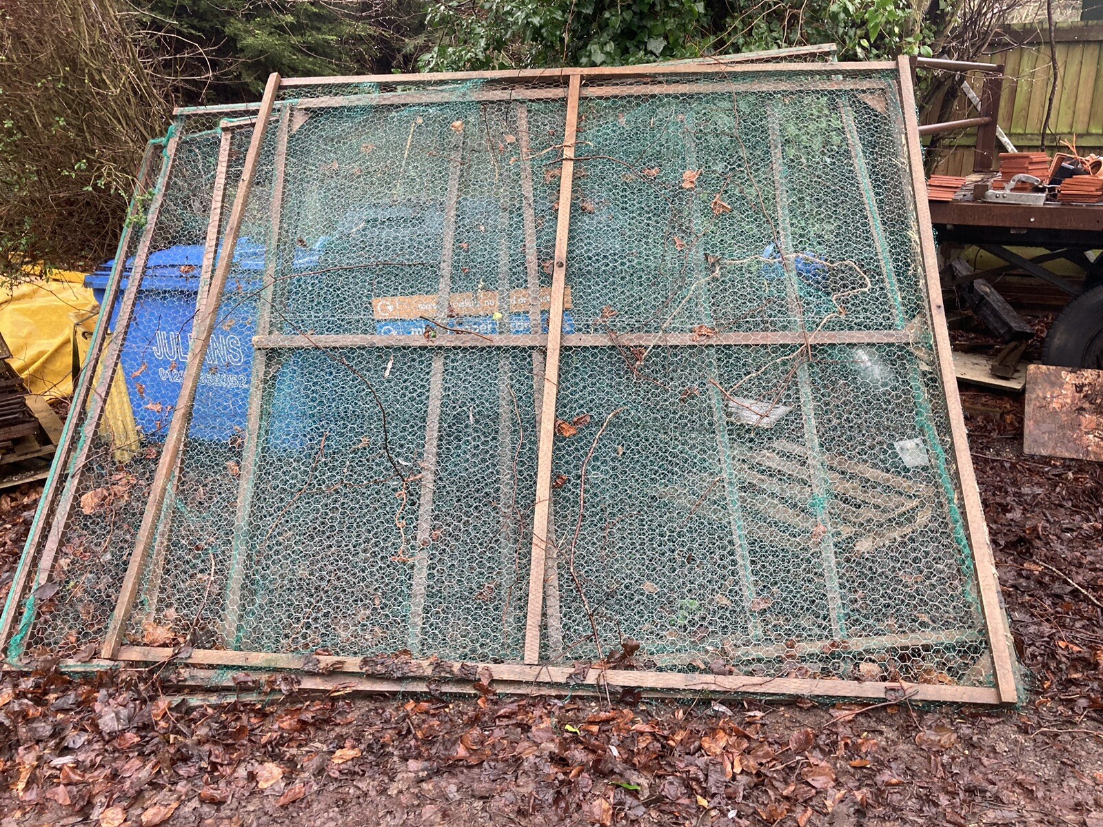 8’ Square Pheasant Pen Sections Partridge Game Bird Release Aviary ...
