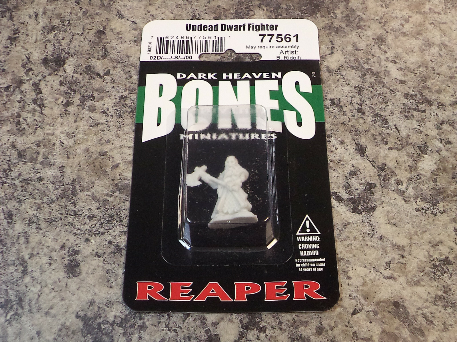 Undead Dwarf Fighter 77561 Reaper Miniature D & D Dungeons and Dragons ...