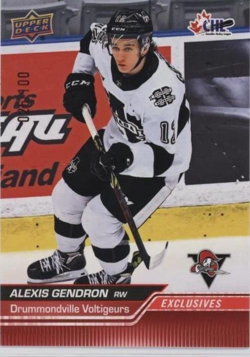 2023-24 Upper Deck CHL - Alexis Gendron #179 Exclusives /100 (RC) for ...
