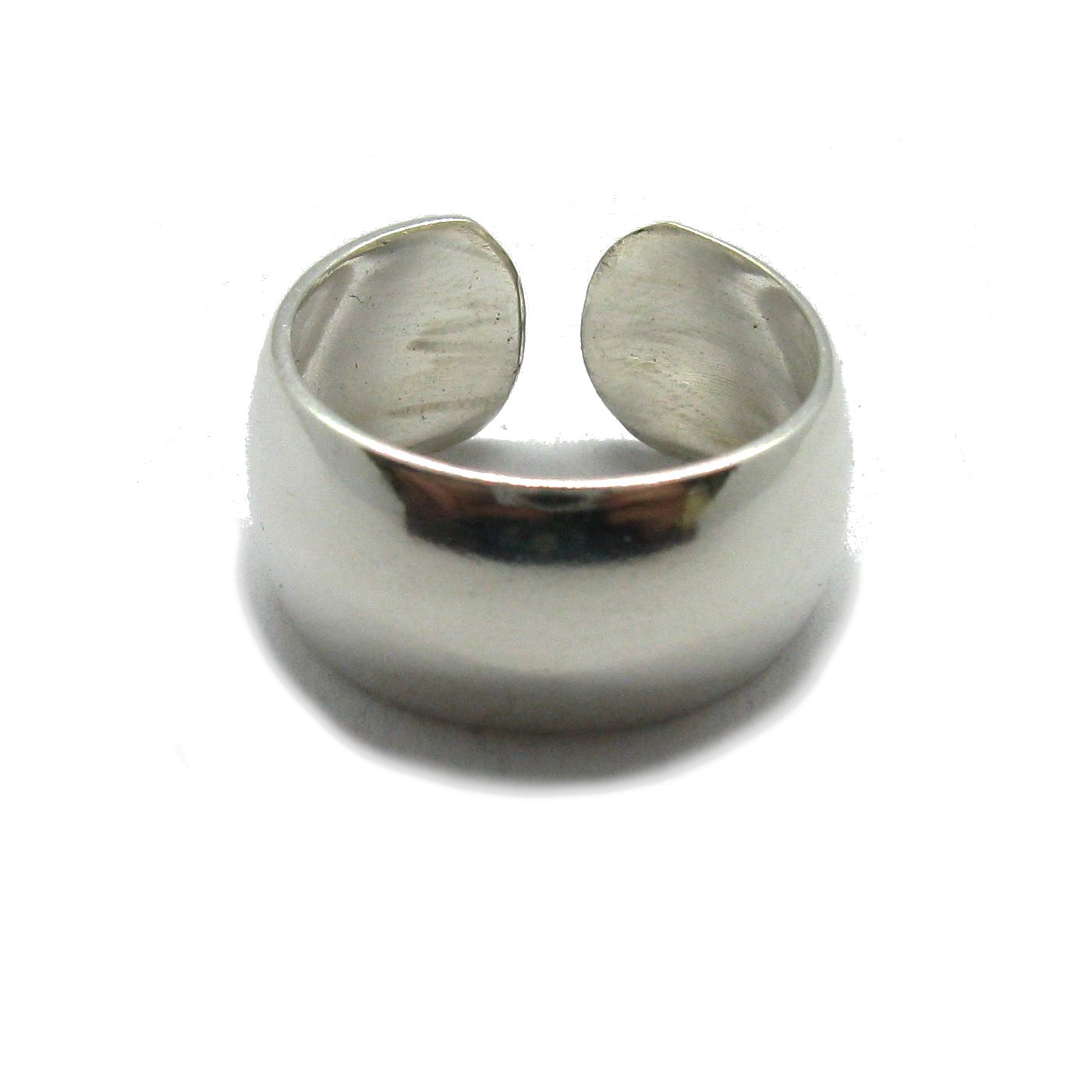 Plain Sterling Silver Ring Stamped Solid 925 11mm Wide Plain Band ...
