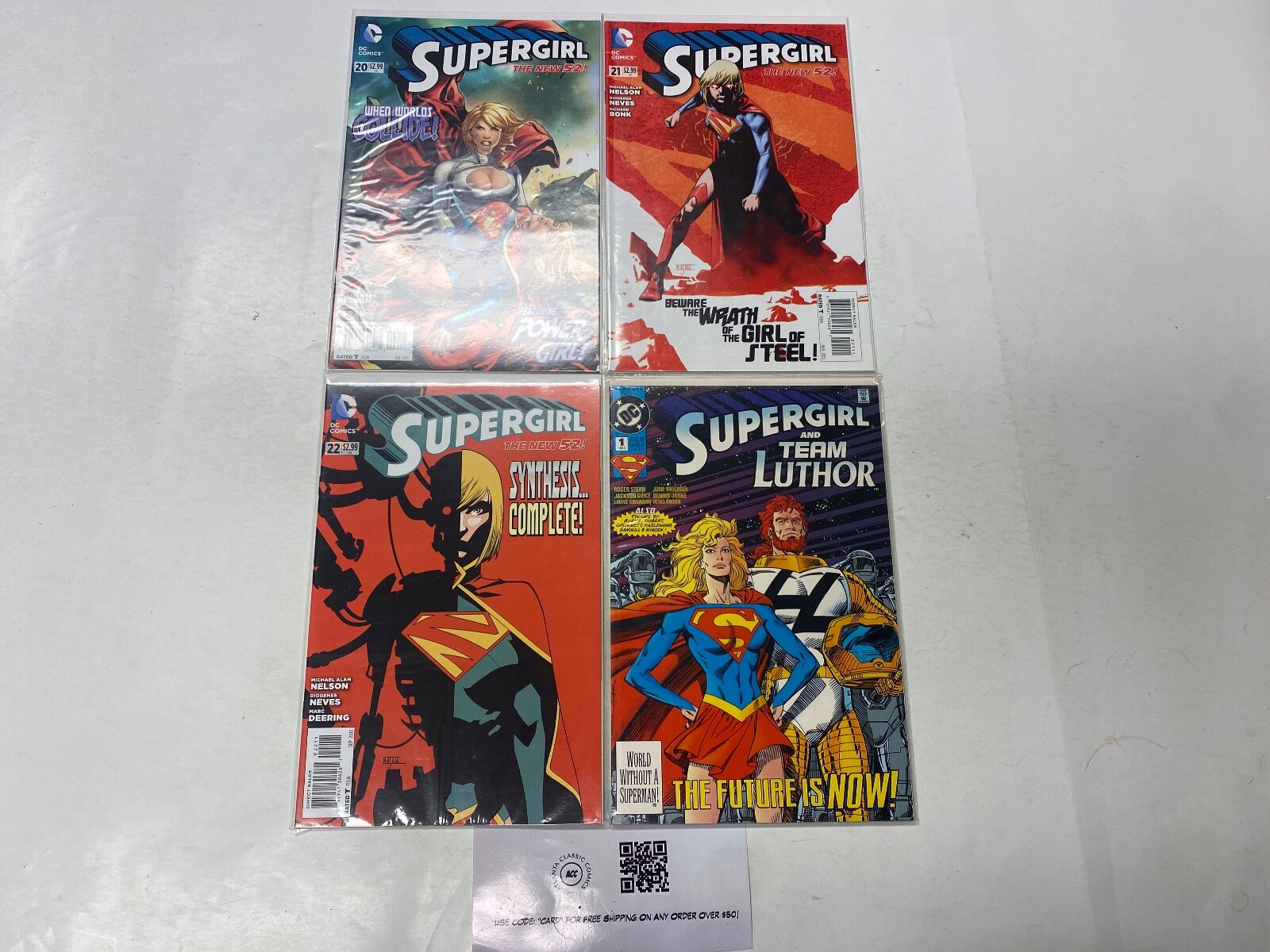 4 DC comic books Supergirl #20 21 22 Supergirl Team Luthor #1 41 RC34 ...