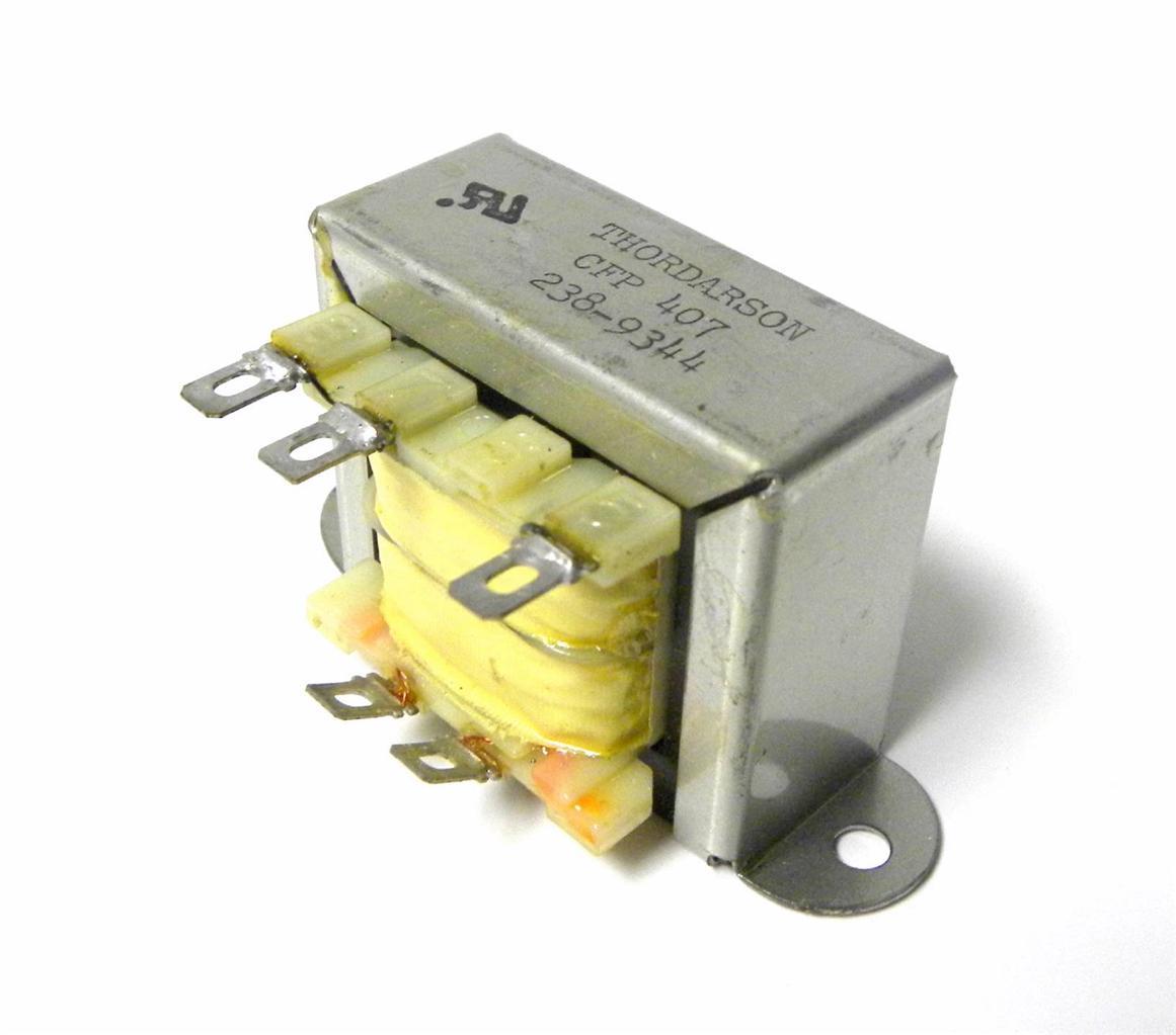 THORDARSON POWER TRANSFORMER 115V 50/60HZ SECONDARY 20VCT 0.6A MODEL ...
