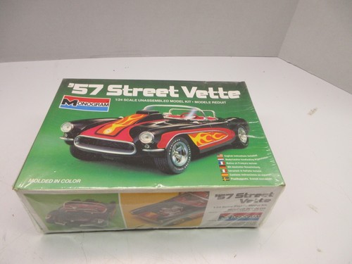 Monogram 57 Street Vette Vintage Model kit 1/24 scale 1981 sealed | eBay