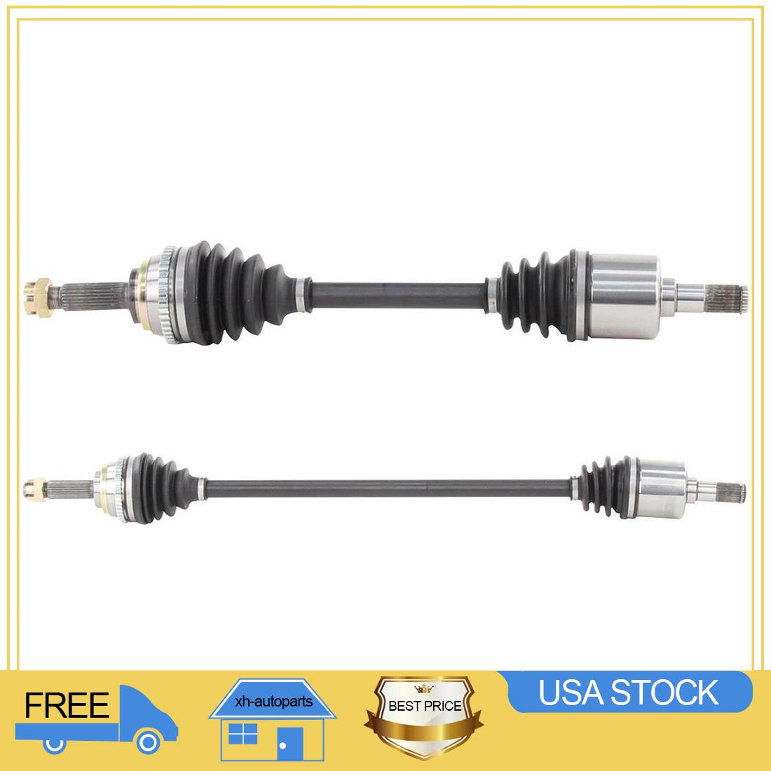 Pair Front CV Joint Axle Shafts for Hyundai Accent FWD 00-05 Automatic ...