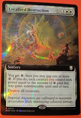 MTG: - LOCALIZED DESTRUCTION/Ripple Foil/ Rare- M3C/ NM/ - SORCERY/2024 ...