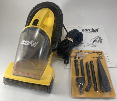 Eureka EasyClean Yellow Handheld Vacuum Cleaner Model 71 With Crevice ...